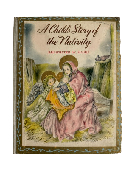 A Child’s Story of the Nativity Upcycled Book Journal | Red Barn ...
